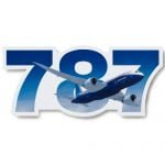 Sticker (Calcomanía) Boeing 787 Dreamliner | volavi